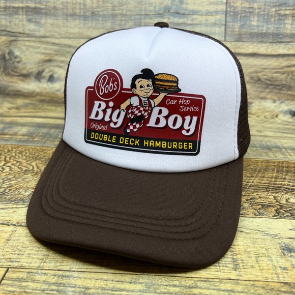 Unbranded | Accessories | Defunct Bobs Big Boy Mens Trucker Hat Brown ...